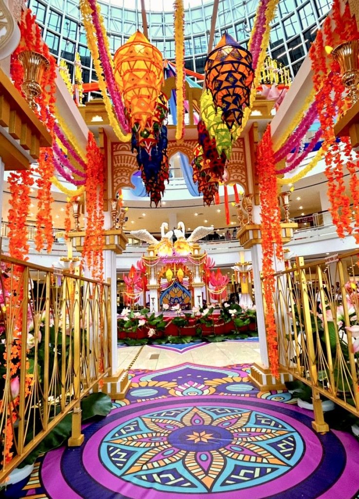visualartdeco.com | 2023 Deepavali Decor at Queensbay Mall, Penang