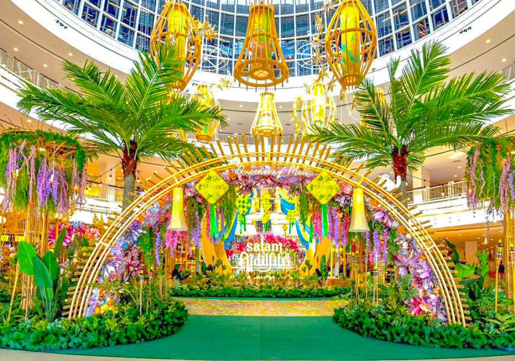 visualartdeco.com | 2024 Hari Raya Decoration at Queensbay Mall, Penang